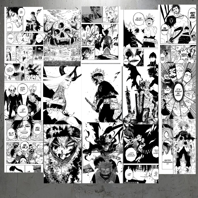 BLACK CLOVER COLLAGE SET OF 15 – Nuvik mart